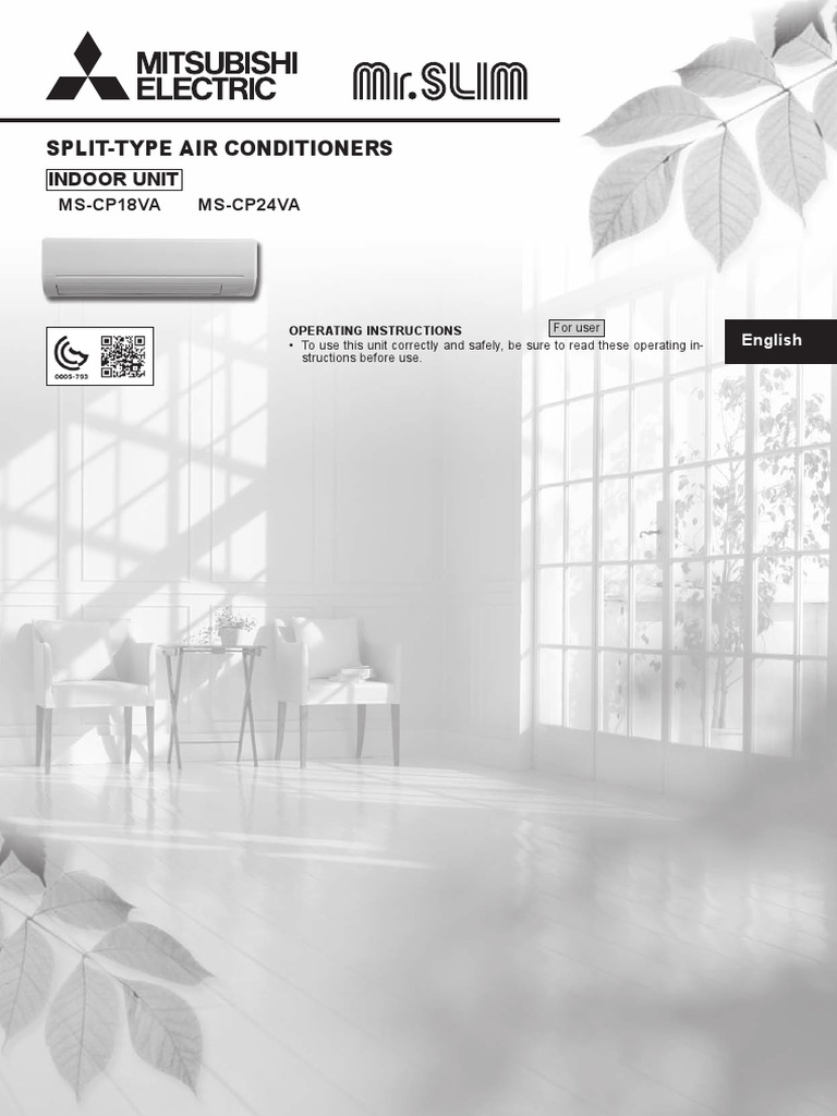 MS-CP 18,24 User Manaual | PDF | Air Conditioning | Electrical Engineering