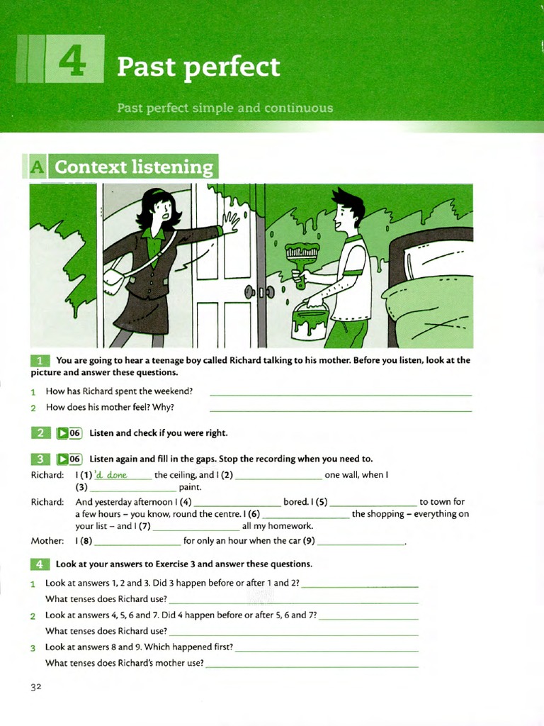 Unit 4 Grammar - Past Perfect | PDF | Grammatical Tense | Linguistics