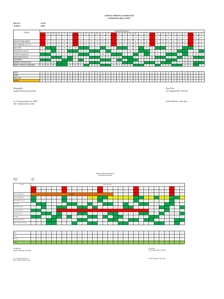 1.JADWAL DINAS UGD 2022 New | PDF