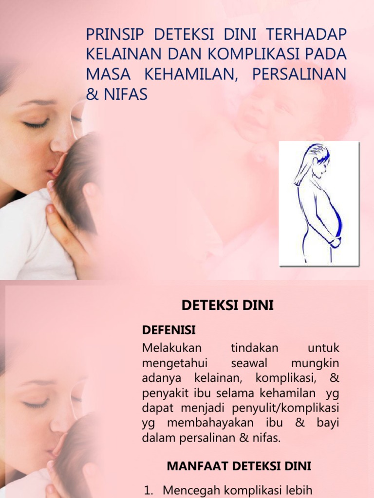 Deteksi Dini Komplikasi Kehamilan | PDF