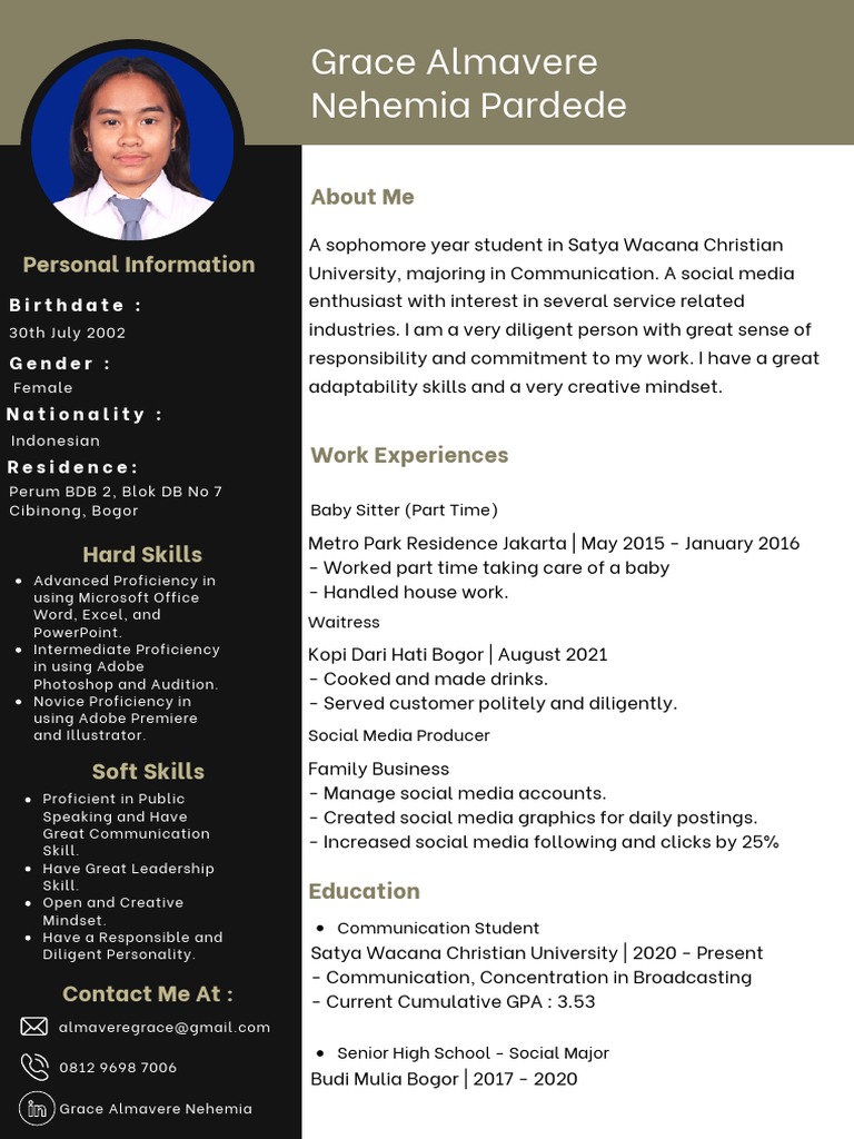 CV Grace Almavere | PDF