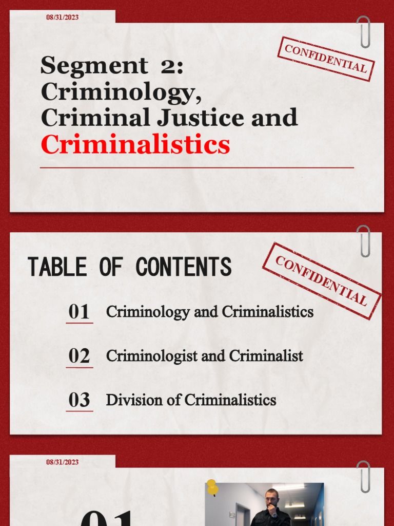 Criminology & Criminalistics Guide | PDF | Forensic Science | Criminology