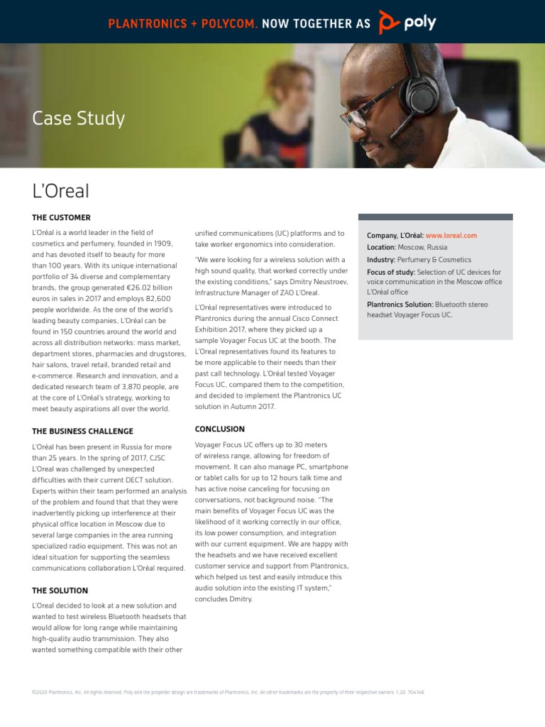 Loreal Case Study | PDF | Information And Communications Technology | Computing