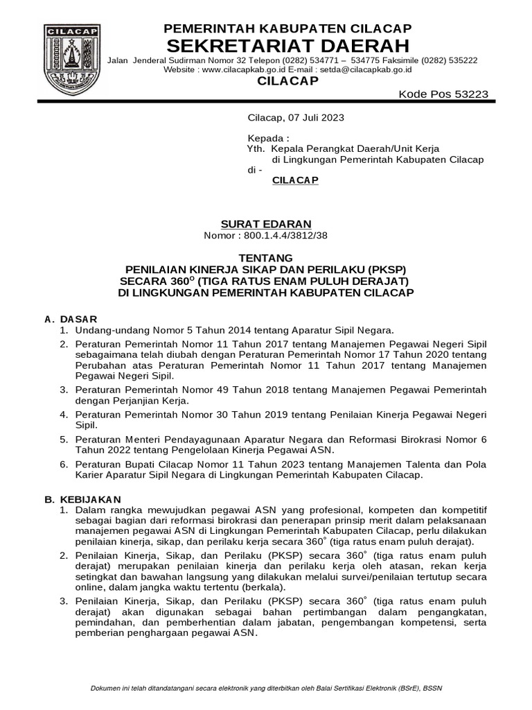 PKSP Untuk Peserta Asesmen | PDF