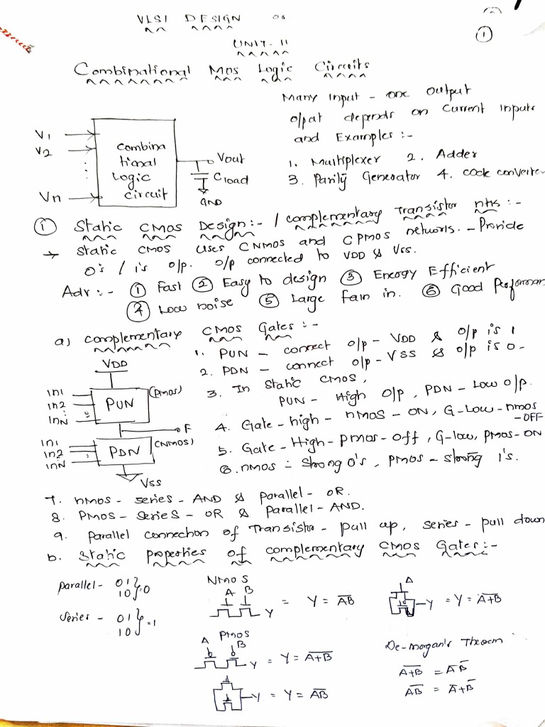 Vlsi 1 | PDF | Cmos | Design