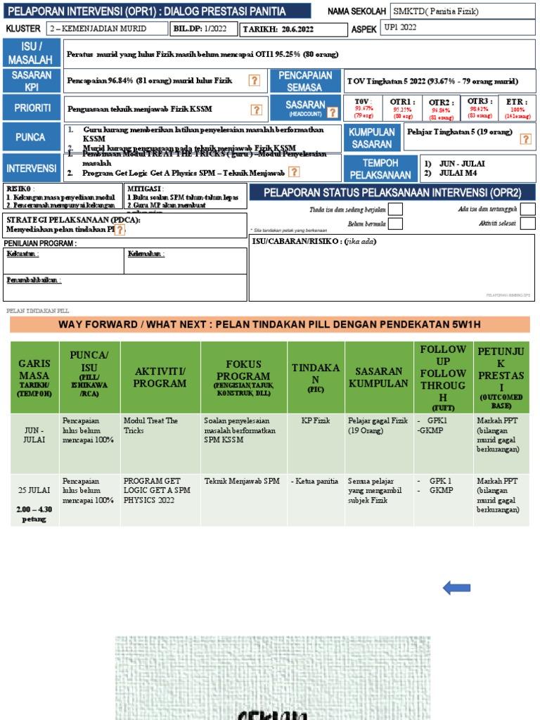 Slide DPP Fizik Up1 2022 | PDF