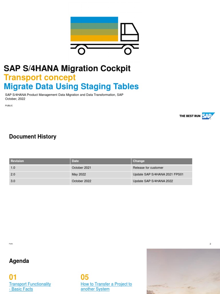 SAP S - 4HANA Migration Cockpit - Migrate Data Using Staging Tables ...