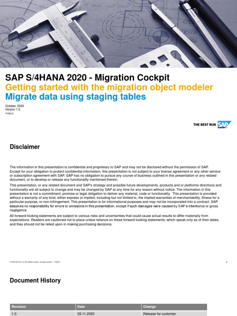 SAP S/4HANA Migration Cockpit Guide | PDF | Object (Computer Science ...
