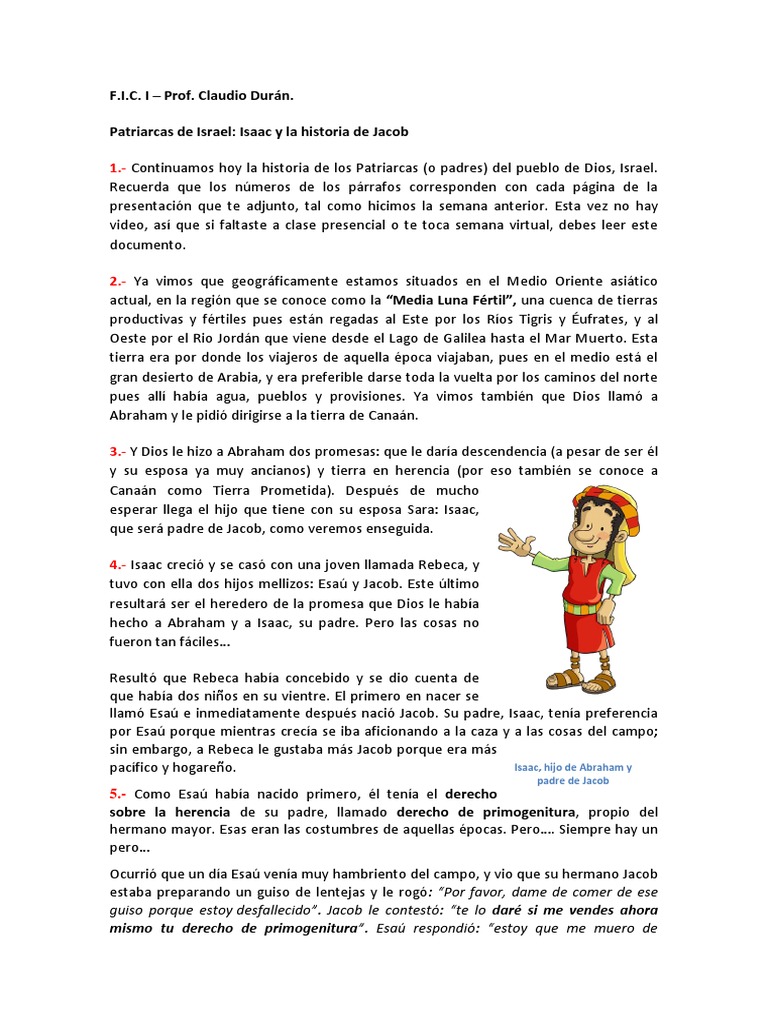 La Historia de Isaac y Jacob | PDF | Jacob | Isaac