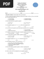 Learning Module: Mathematics Grade 9 Quarter 1 | PDF | Quadratic ...