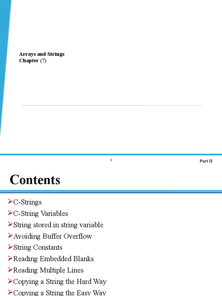 Chapter 7 Part - 2 | PDF | String (Computer Science) | Software Chapter 7 Part - 2 | PDF | String (Computer Science) | Software