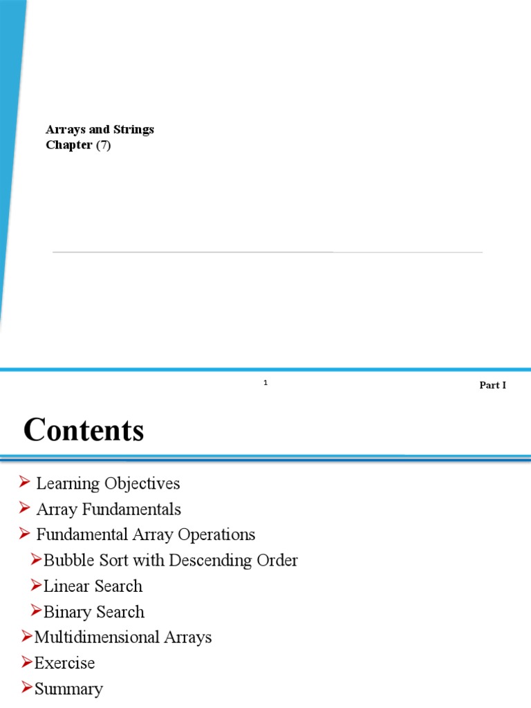 Chapter 7 Part - 1 | PDF | Data Type | C++ Chapter 7 Part - 1 | PDF | Data Type | C++