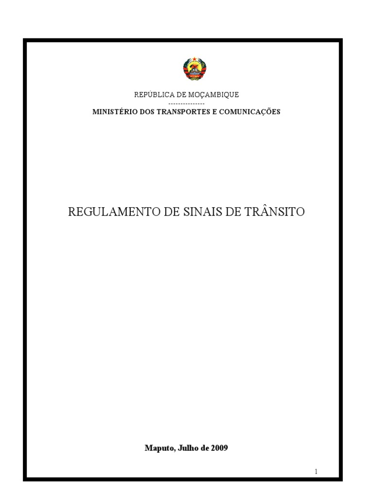 Reg de Sinais de Trânsito | PDF | Tráfego | Vermelho