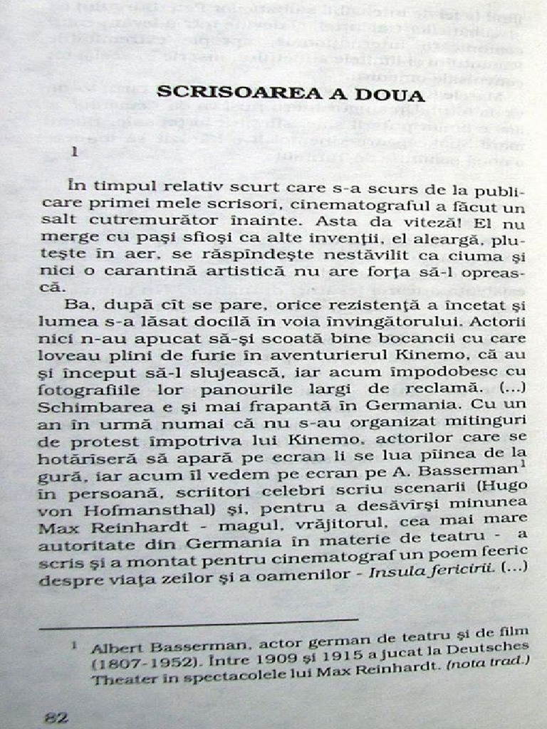 Leonid Andreev - Scrisoarea A II-a | PDF