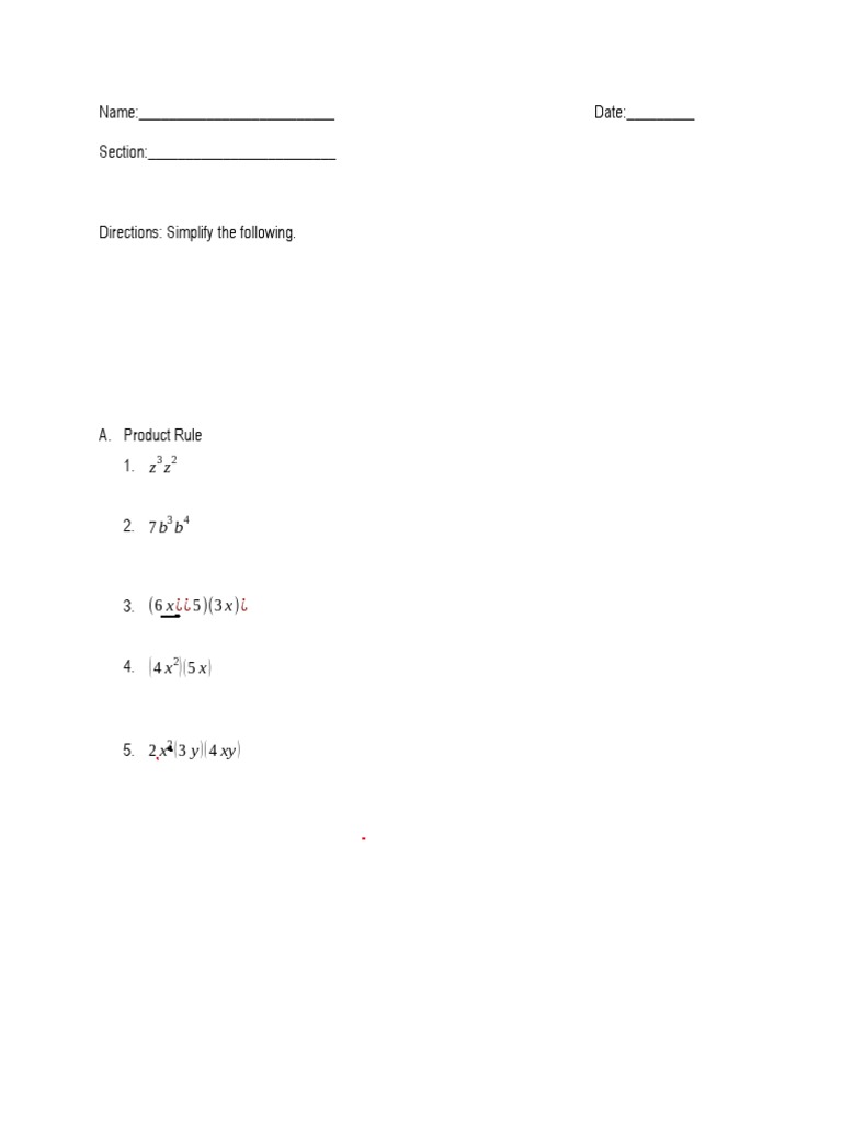 Simplifying Algebraic Expressions Guide | PDF | Teaching Methods & Materials