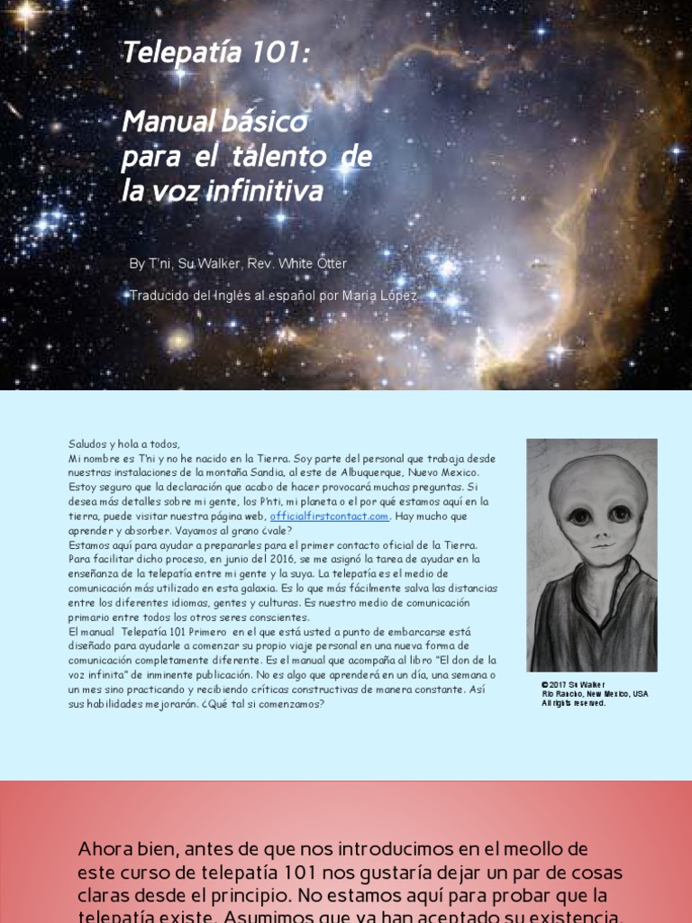 Telepathy 101 The Gift If Infinite Voice (PDFDrive) | PDF | Aprendizaje | Pensamiento