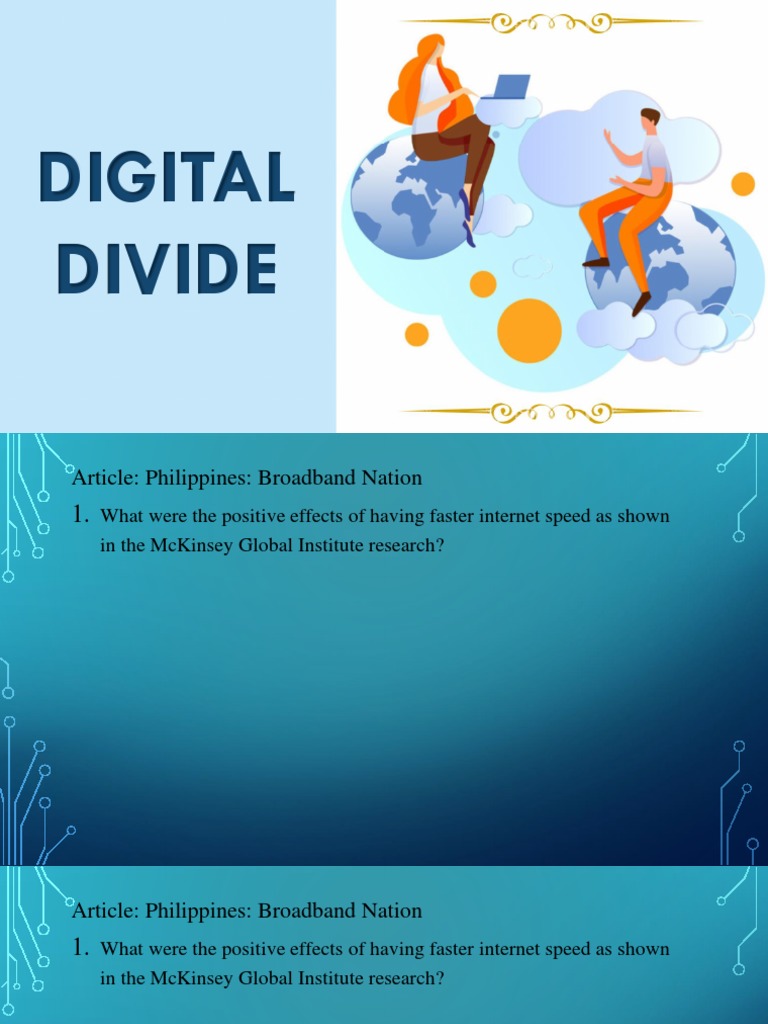 Digital Divide | PDF | Internet | Internet Access
