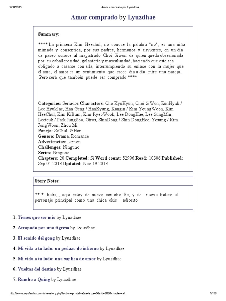 Amor Comprado | PDF | Amor