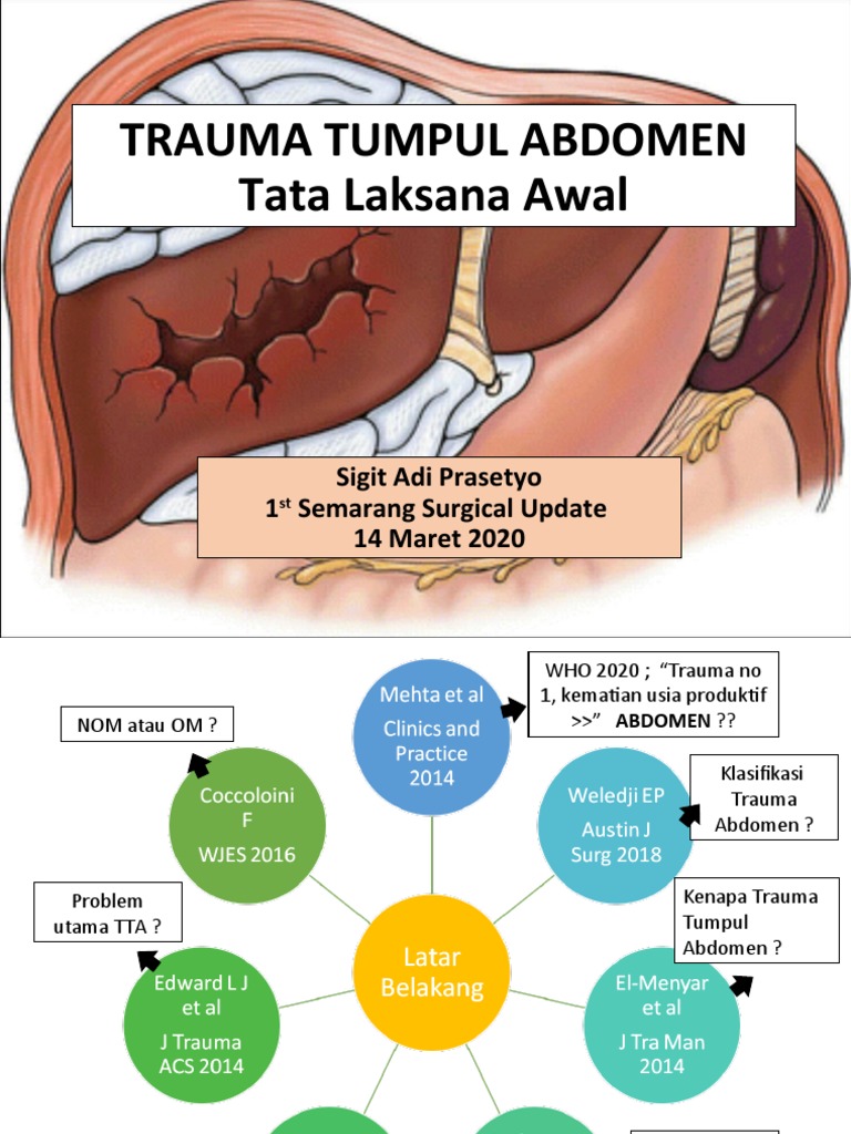 Dr. Sigit Adi Prasetyo - Trauma Tumpul Abdomen | PDF
