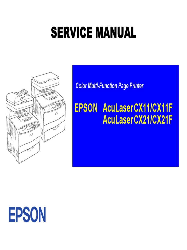 Aculaser Cx11 Cx11f Cx21 Cx21f (SM, CD) | PDF | Image Scanner ...