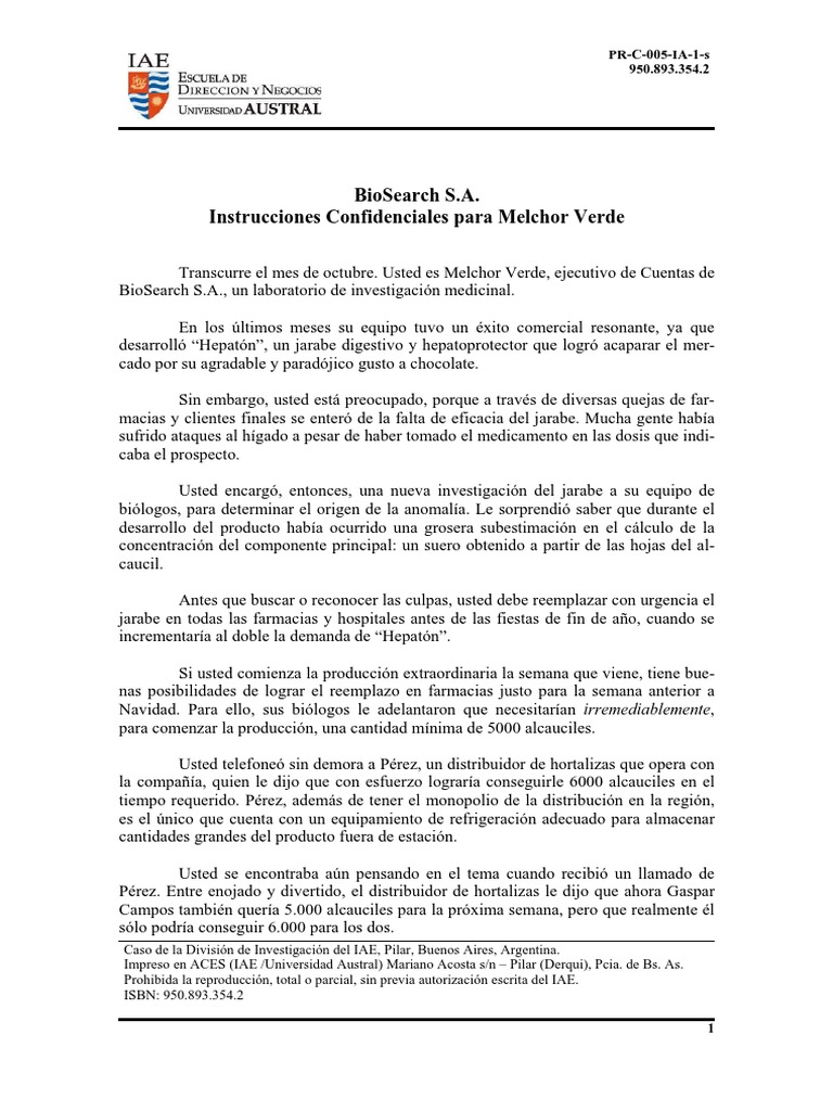 Biosearch Melchor PR-C-005-IA-1-s | PDF