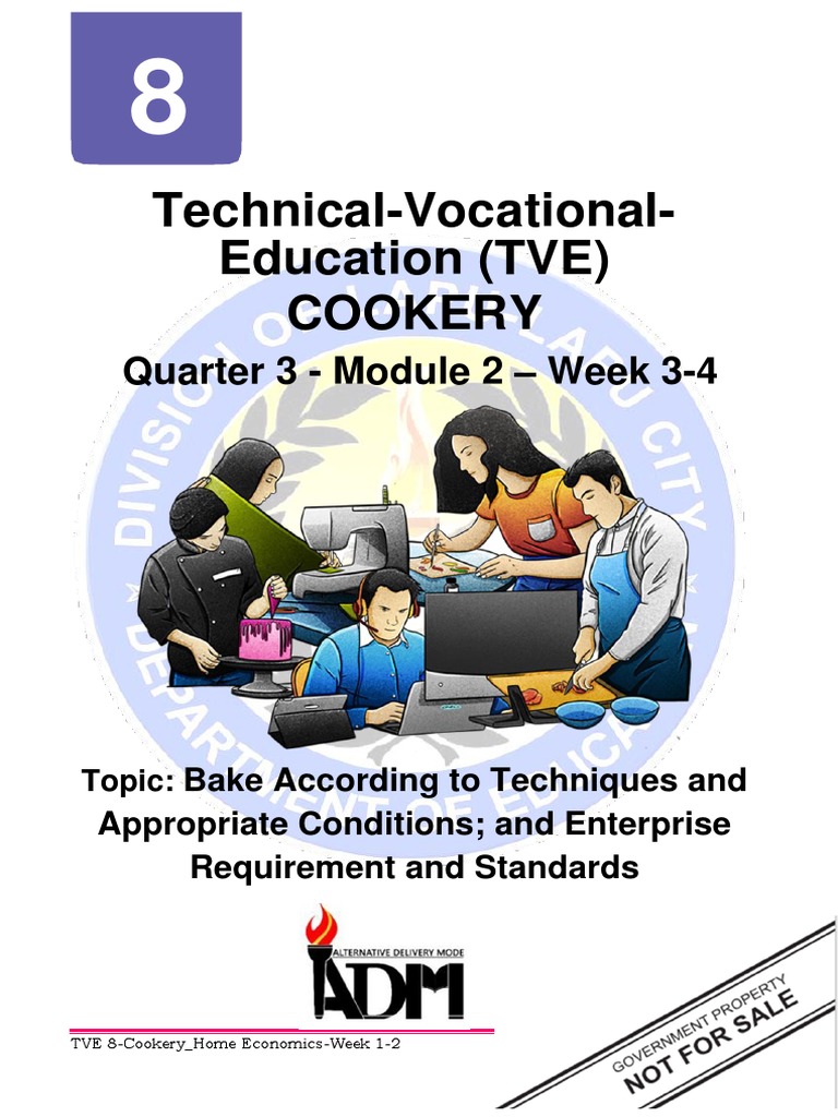 TVE 8 Cookery - Home Economics Q3 - M2 Week 3 4 | PDF | Cooking, Food ...