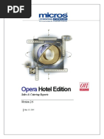 Opera PMS Top Reports Guide 4.0: A Visual Reference Guide | PDF ...