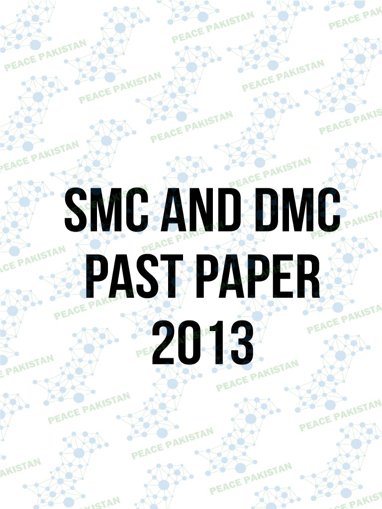 SMC and DMC 2013 | PDF