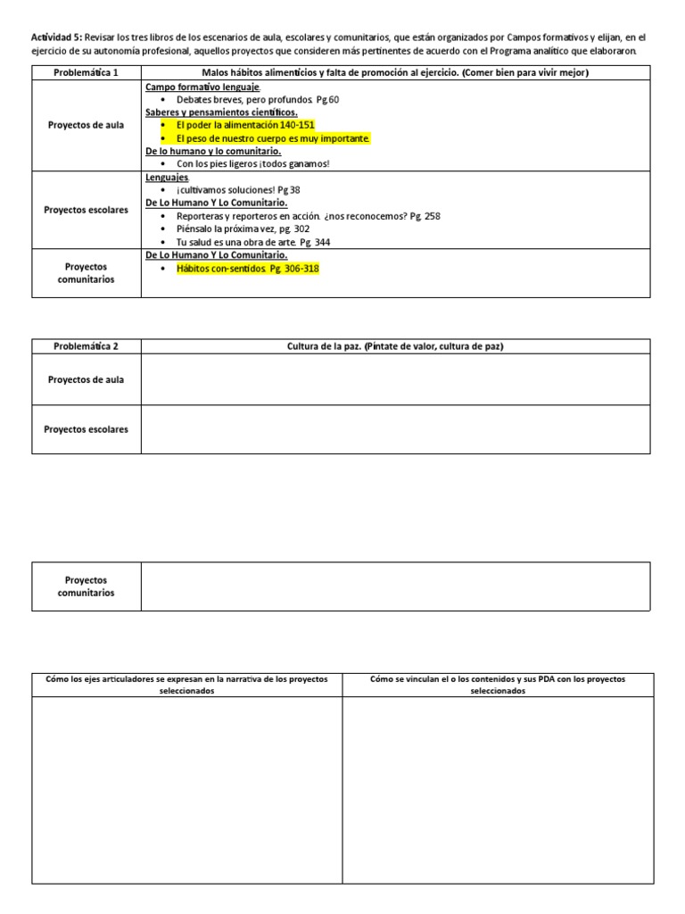 Actividad 5 Revisar Los Tres Libros de Los Escenarios de Aula ...