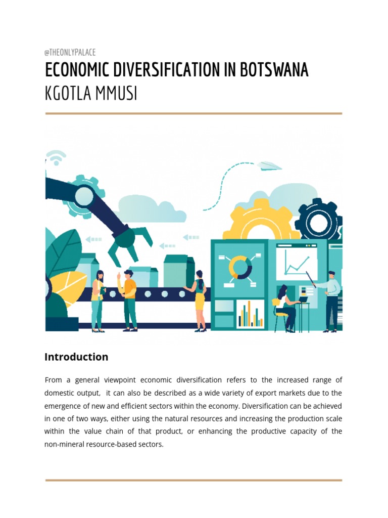 Economic Diversification in Botswana | Download Free PDF | Exports ...