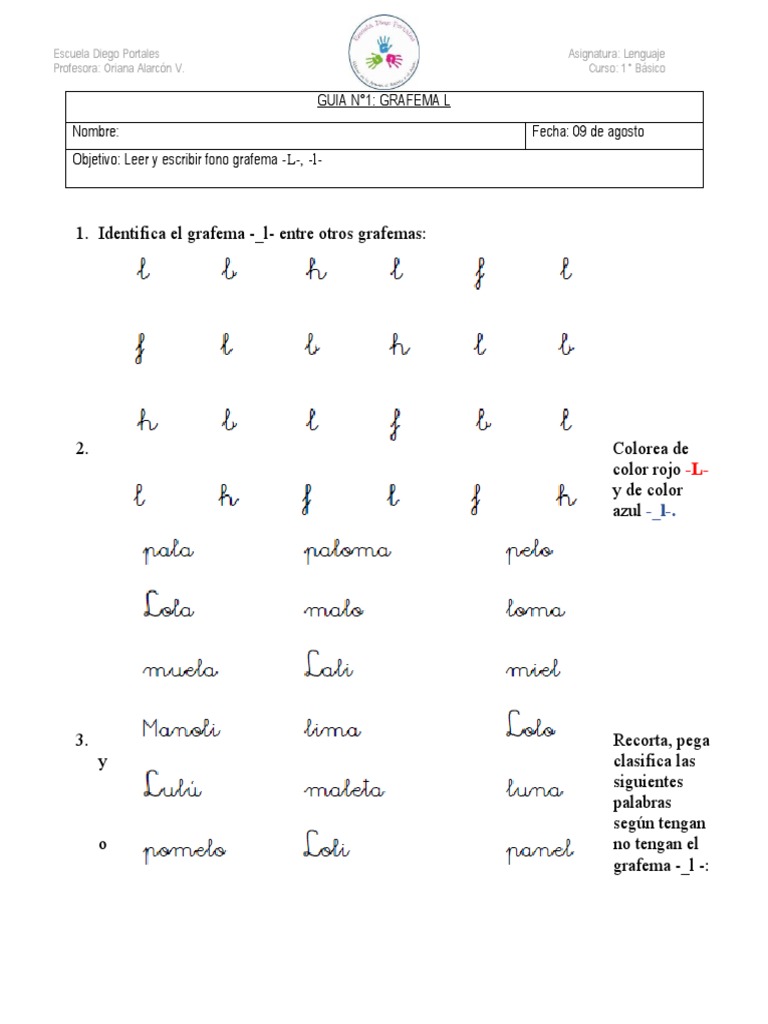 Guia 1 Grafema l | PDF