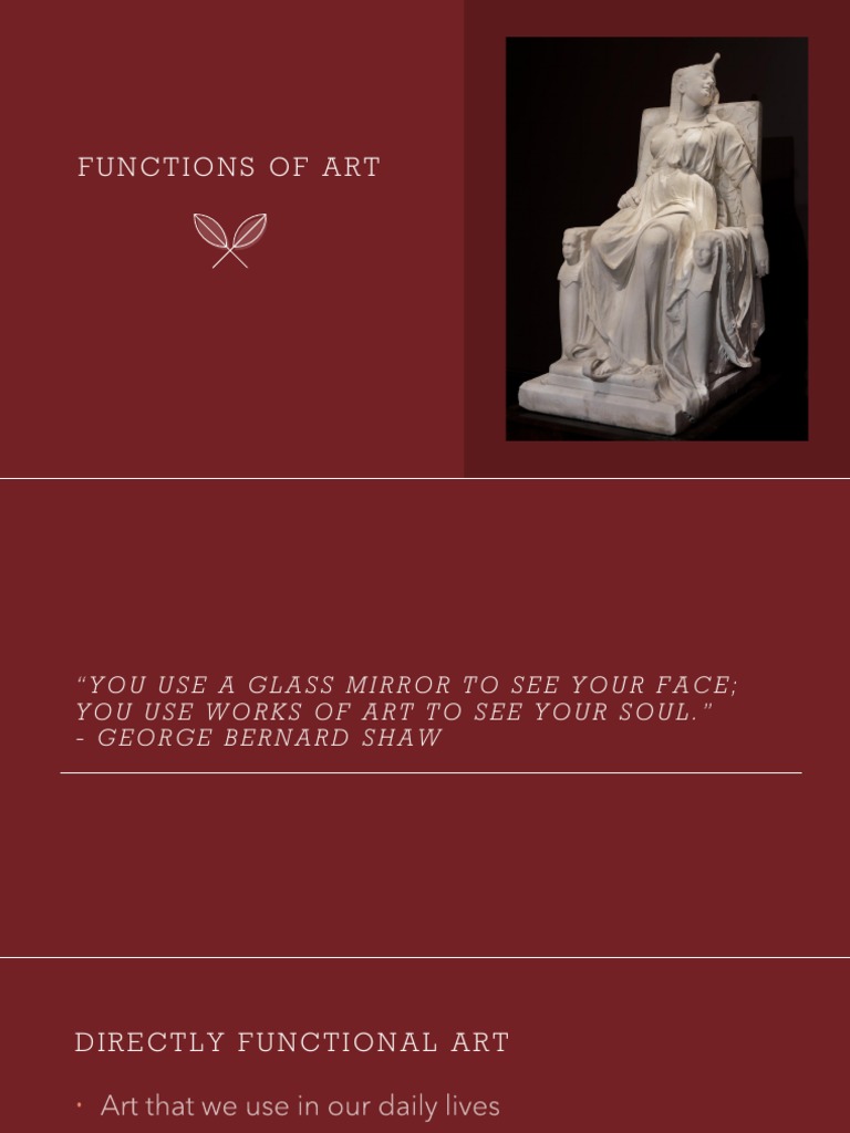 Functions of Art | PDF | Philosophy | Art