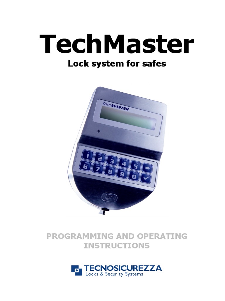 TechMasters Programming & Operating Instructions | Download Free PDF | Menu (Computing) | Liquid ...