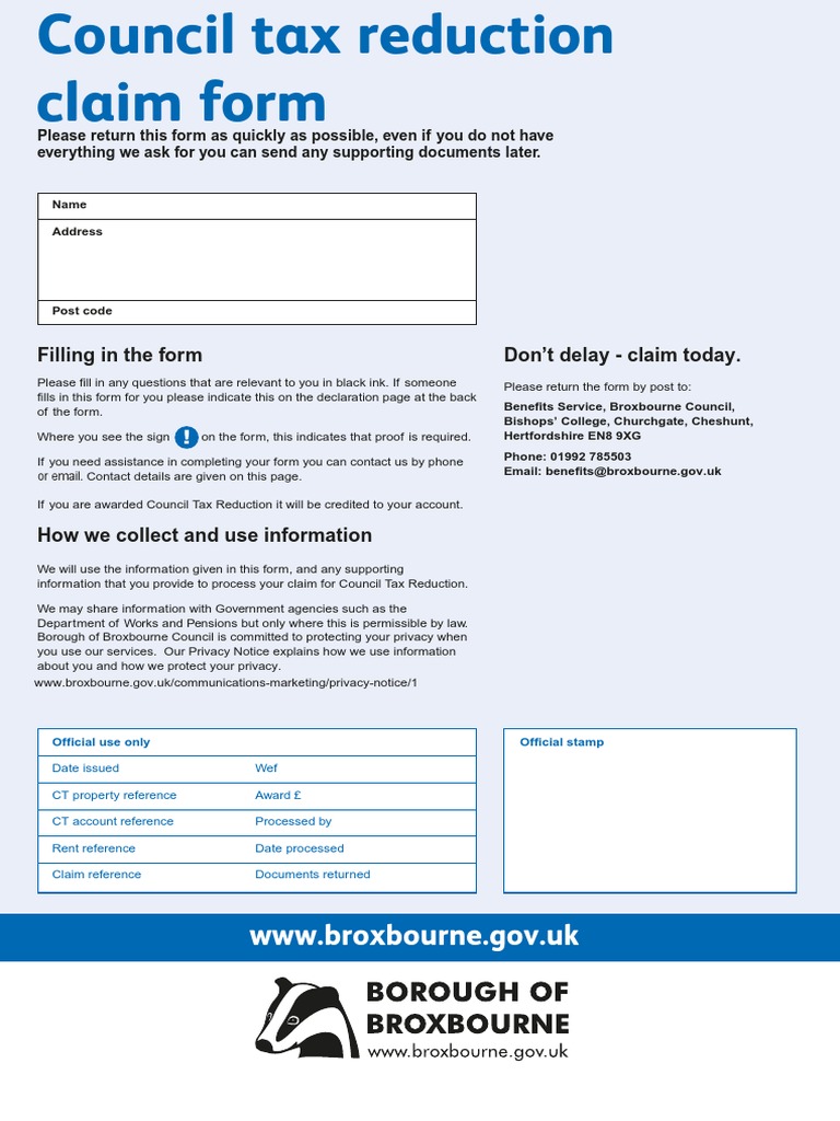 Broxbourne CTR 002 2022 v2 004 1 | PDF | Pension | Tax Deduction