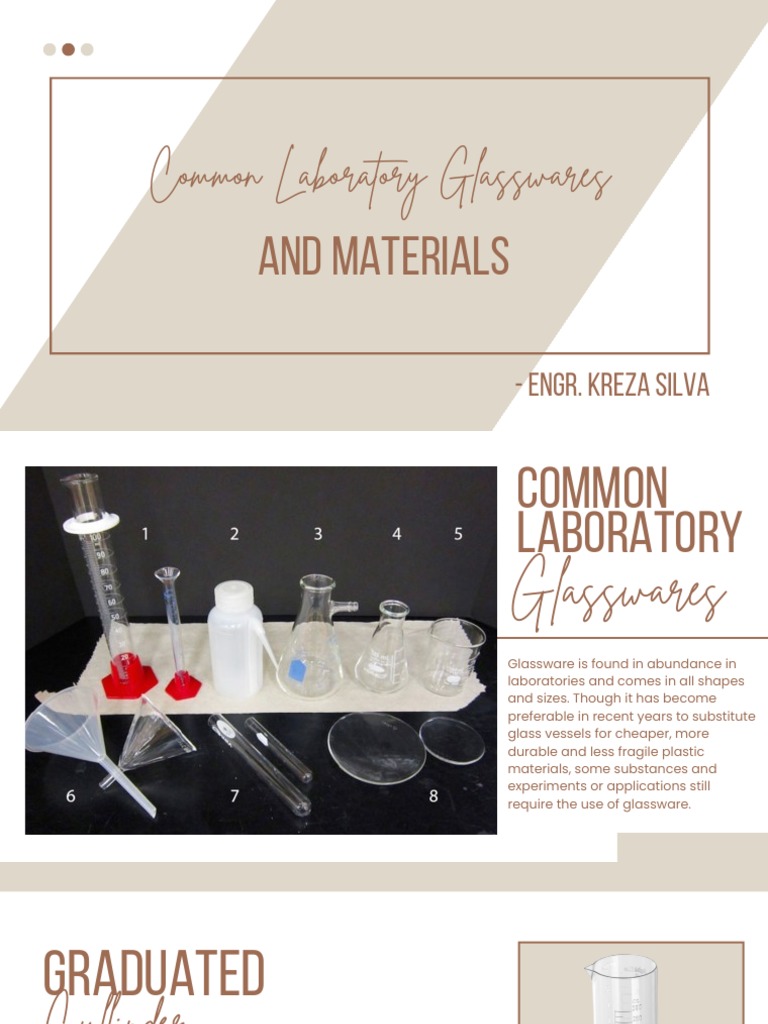 02 Unit 1. Common Laboratory Glasswares | PDF | Distillation | Chemistry