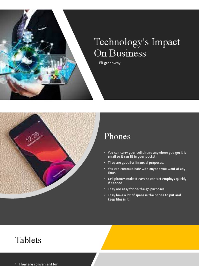 Technologys Impact On Business | PDF | Robot | Robotics