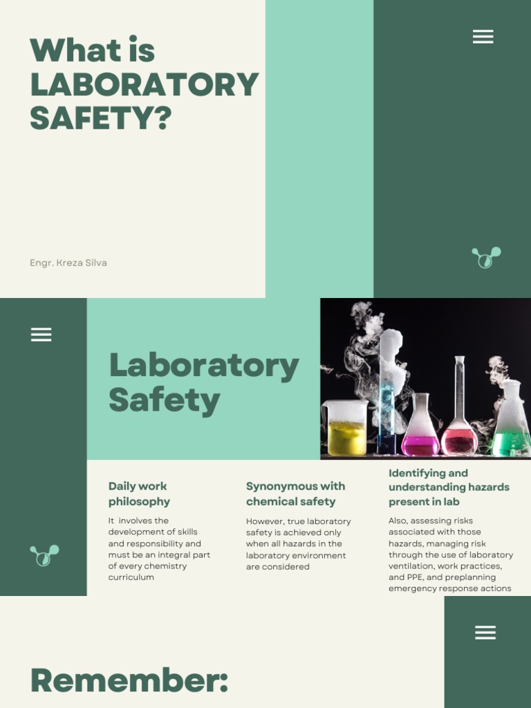 01 Unit 1. Introduction, Lab Safety and Waste Management | PDF ...