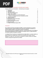 WRO Venezuela 2025: Categorías y Reglas | PDF | Robot | Robótica