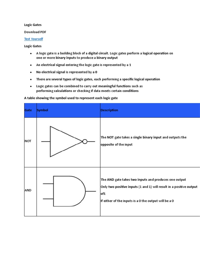Logic Gates Real PDF | PDF | Logic Gate | Theoretical Computer Science Logic Gates Real PDF | PDF | Logic Gate | Theoretical Computer Science