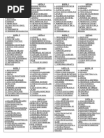 SCATTERGORIES | PDF | Comida y bebida | Alimentos