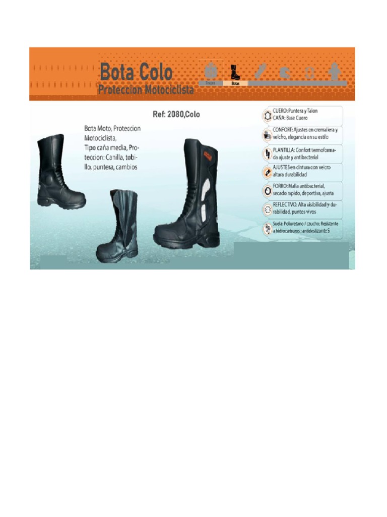 Botas Motociclista | PDF