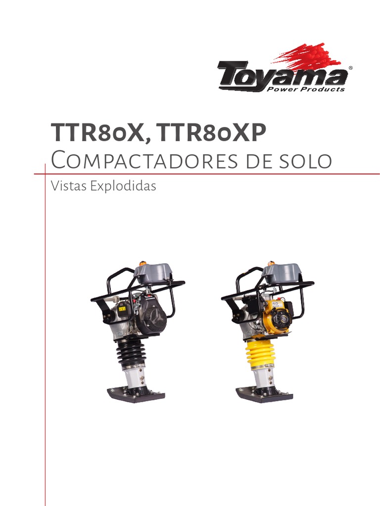 Toyama - Compactador TTR80X - TTR80XP - VE | PDF | Pistão