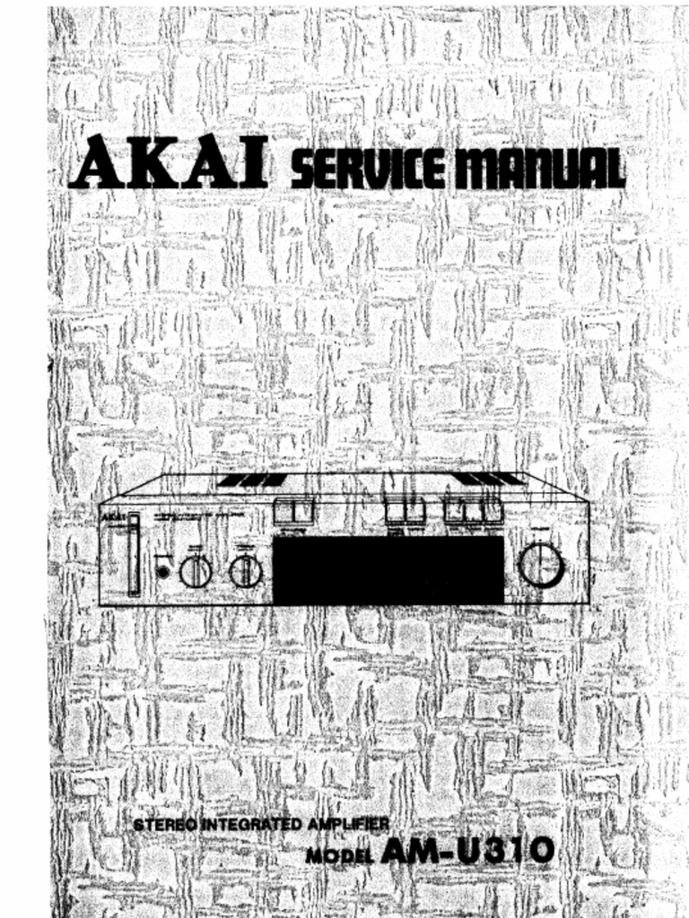 Akai AM-U310-Service-Manual | PDF