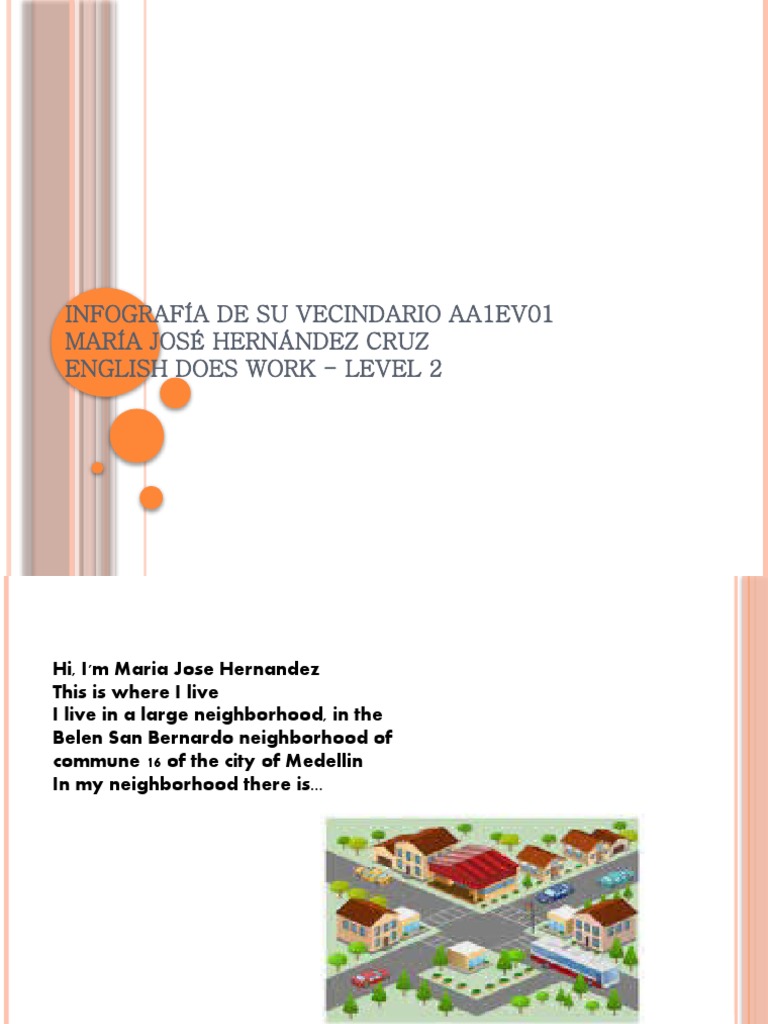 Infografía de su vecindario AA1EV01 | PDF