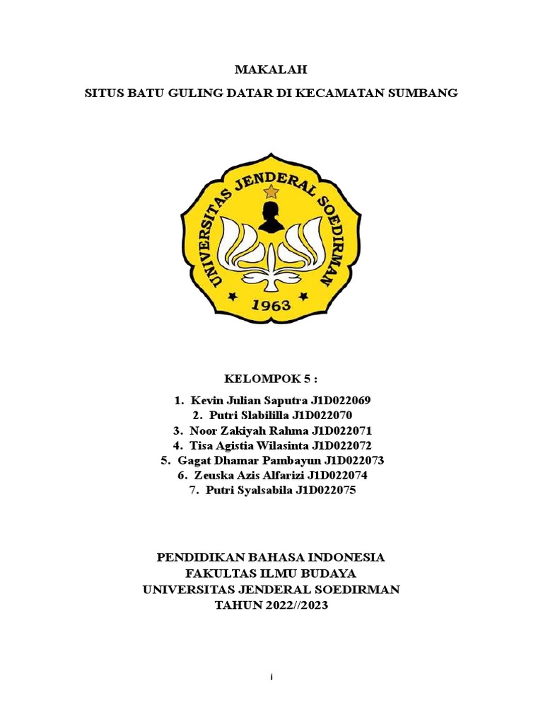 Sejarah dan Makna Situs Batu Guling | PDF