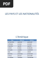 Les Adjectifs de Nationalité | PDF