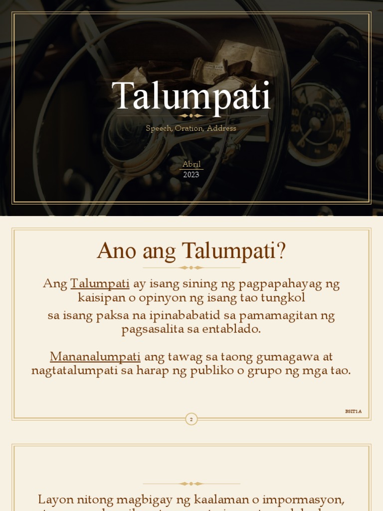 Talumpati | PDF