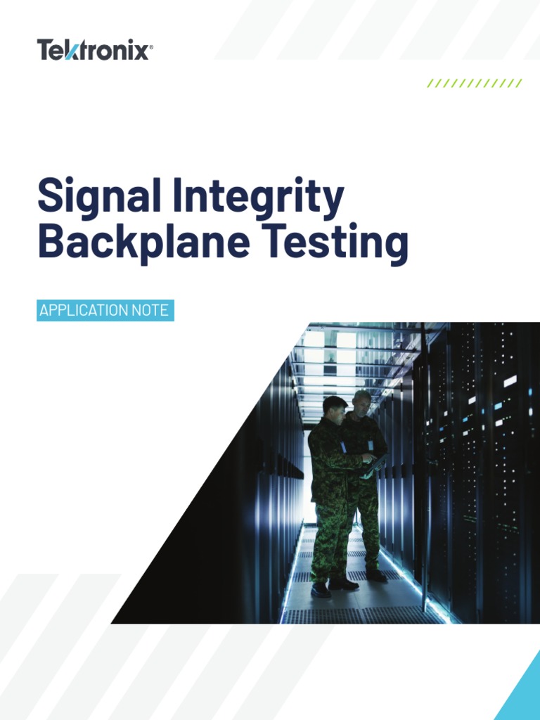 Signal Integrity Backplane Testing | PDF | Electricity | Electronic ...
