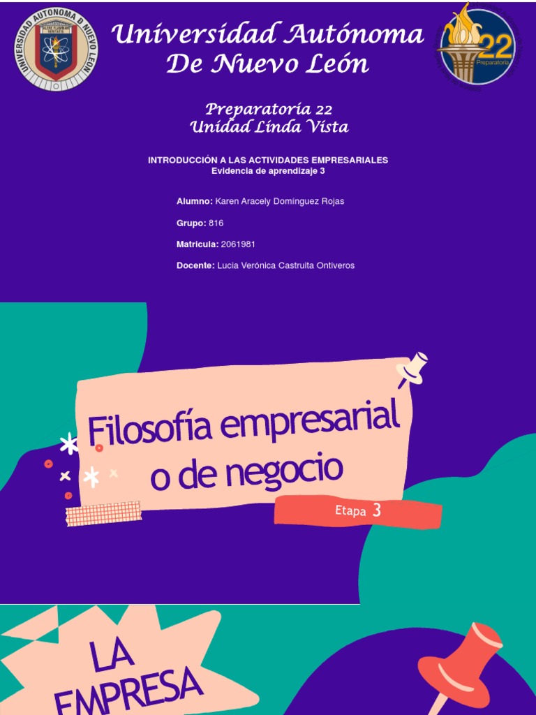 Filosofía Empresarial | PDF | Business | Análisis FODA