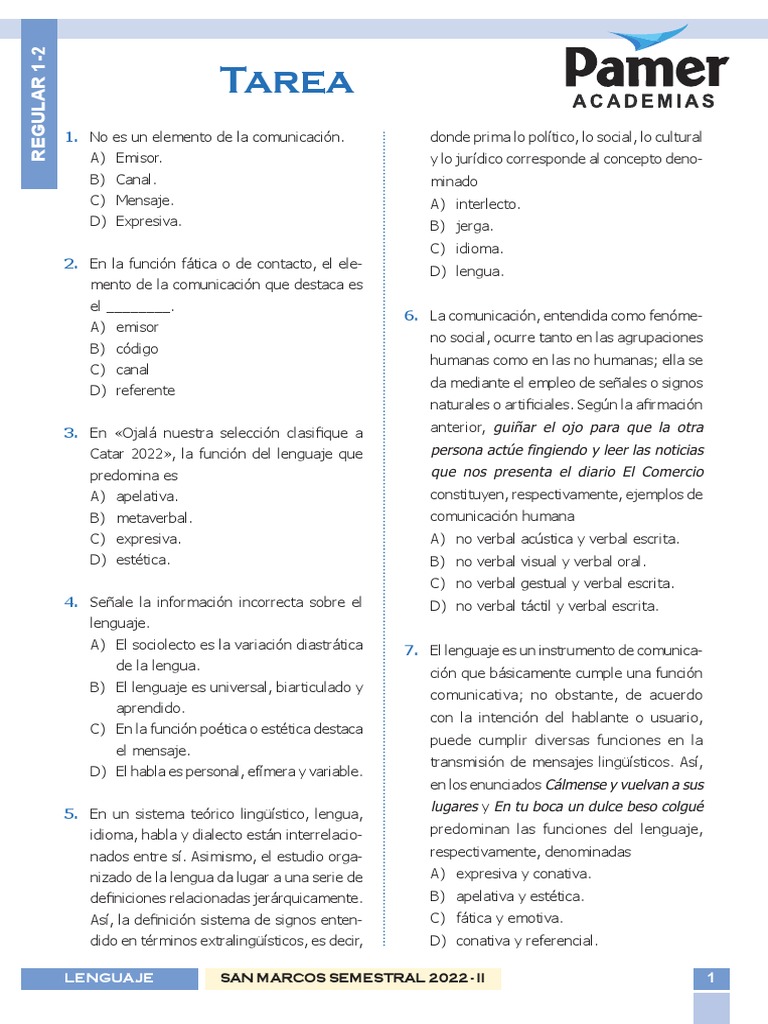 Lenguaje - La Comunicacion y El Lenguaje - Gramática, Fonología y ...